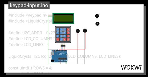 Keypad O Copy Wokwi Esp32 Stm32 Arduino Simulator