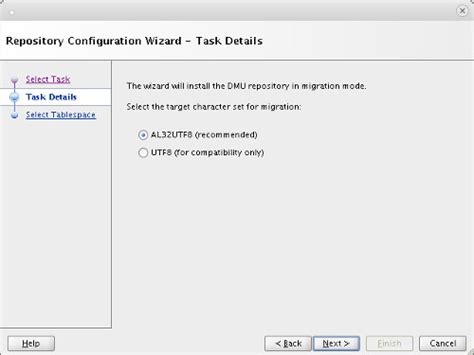 Oracle Base Database Migration Assistant For Unicode Dmu In Oracle Database 12c Release 1 121