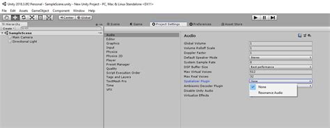Oculus And Microsoft Spatializer Missing And Manual States The Opposite