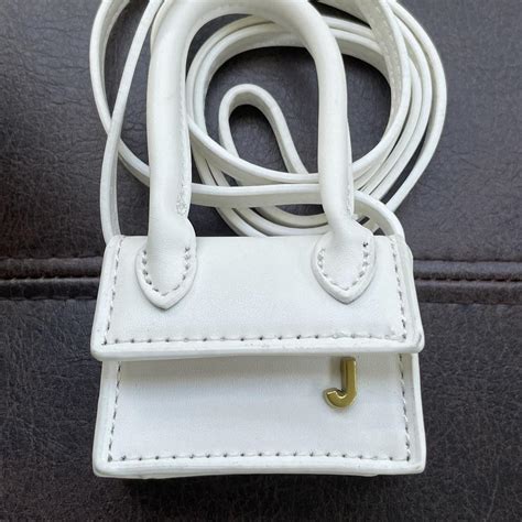 Micro Mini White Bag Super Cute And Tiny Fits A Key Depop