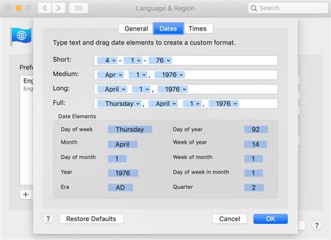 How To Access System Preferences In Jsl Specifically The Date Format