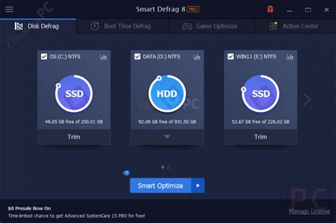 Iobit Smart Defrag Pro 8 License Key Free 2023