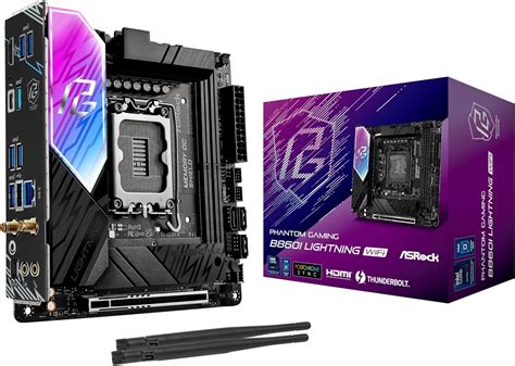 Amazon Com ASRock Phantom Gaming B860I Lightning WiFi 6E Intel Core Ultra B860 LGA1851 DDR5