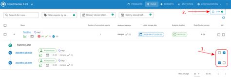 Comparing Analysis Results Diff Codechecker
