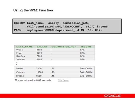 Oracle Examples