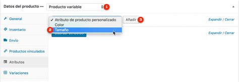 Crear Un Producto Variable En Woocommerce Consultora Informática Ebits