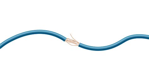 노출된 손상된 전기 케이블 사실벡터 일러스트레이션이 분리되어 있습니다 구리에 대한 스톡 벡터 아트 및 기타 이미지 구리 철사 케이블 Istock