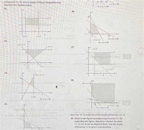 Solved In Exercises Write A System Of Linear Chegg