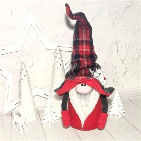 Гном новорічний скандинавський гном подарунок — ціна 490 грн у каталозі Інтерєрні ляльки Купити