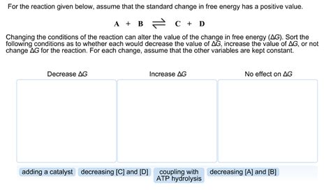 Solved For The Reaction Given Below Assume That The
