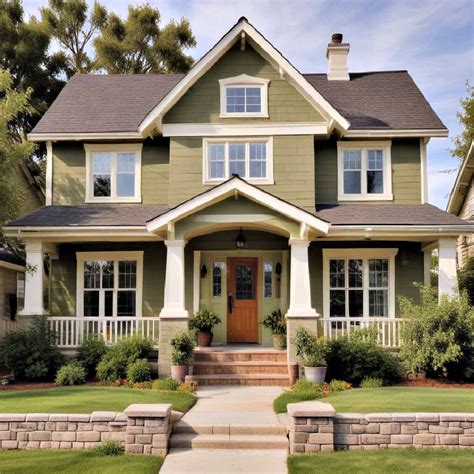 20 Green Exterior House Colors For An Elegant Home