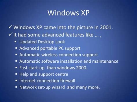 Windows Operating System Pptx Operating Systems Computer Software And Applications