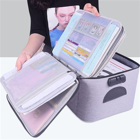 Waterproof Document Storage Bag High Capacity And Travel Friendly