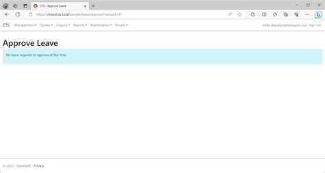 People Approve Leave