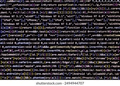 Software Source Code Programming Code Programming Stock Photo