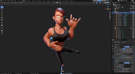 Pack 5 Rigged Gymer Characters In Blender Superhive Formerly Blender