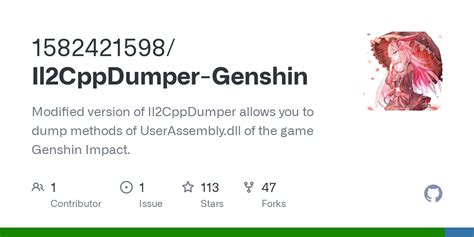 Releases Il CppDumper Genshin GitHub