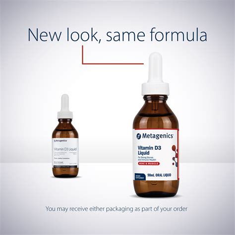 Metagenics Vitamin D3 90ml Liquid For Vitamin D3 Deficiency