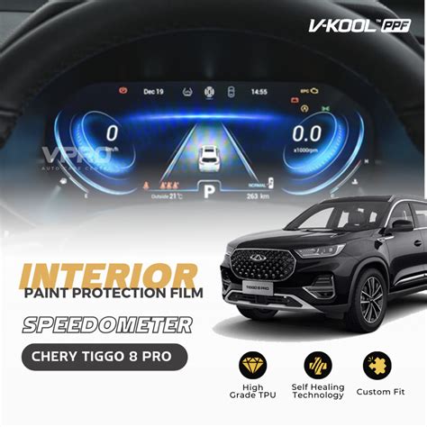 Jual Vkool Ppf Interior Chery Tiggo 8 Pro Speedometer Shopee Indonesia