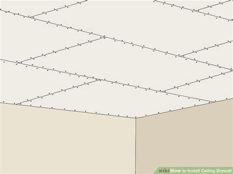 How To Install Ceiling Drywall Steps With Pictures WikiHow