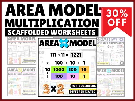 Area Model Multiplication Worksheets Super Teacher Worksheets