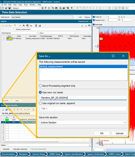 Single Axis Waveform Replication Sawr