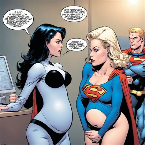 Supergirl Is Pregnant And She Is Looking At Zantan By Mrmopar5 On