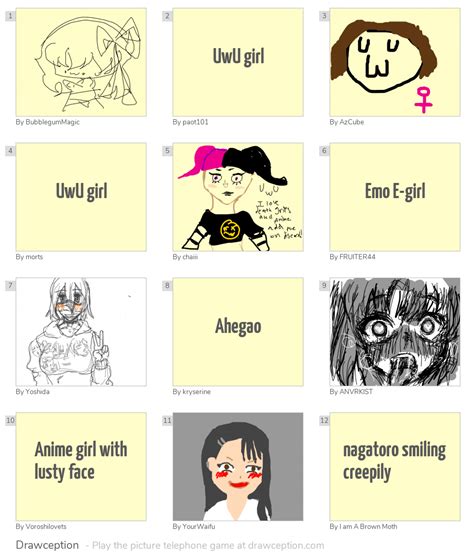 Uwu Girl Drawception