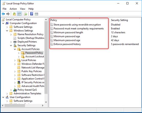 Windows 710 Password Requirements And Solution To Set Password Policy Renee Laboratory