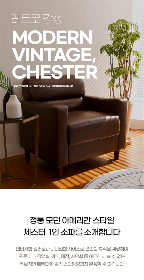 일반소파 체스터 빈티지 1인 소파신규 매트블랙 한정특가 오늘의집 쇼핑