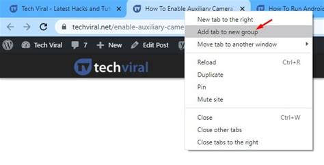 How To Use The New Tab Group Feature Of Chrome Browser