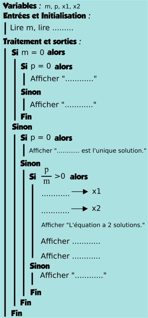 N°036 Algorithmique Second Degré Conditions Si Alors Sinon