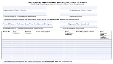 FREE 7 Ownership Transfer Forms In PDF