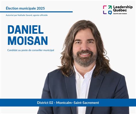 Hamad Adds Former Mayoral Hopeful Moisan To Team The Quebec Chronicle Telegraph