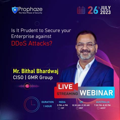 Prophaze On Linkedin Ciso Webinar Ddosprotection Cybersecurity Digitalsecurity…