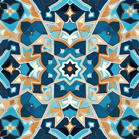 Premium Ai Image Decorative Seamless Pattern