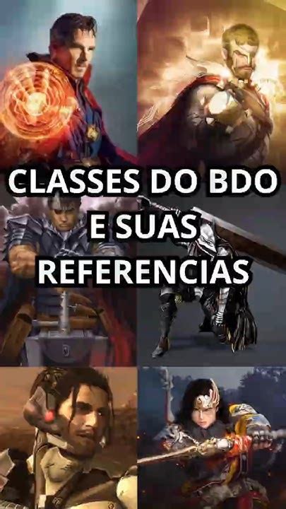 Classes Do Bdo E Suas ReferÊncias A Cultura Pop Youtube