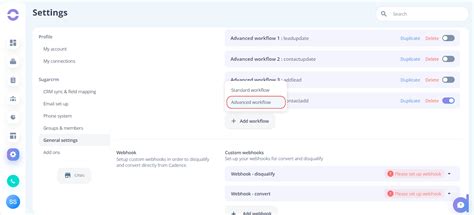 Advanced Workflow For Sugarcrm Ringover Help Center