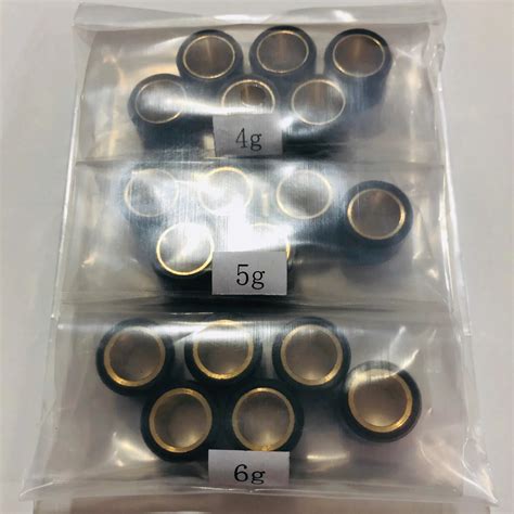 Customized Motorcycle Scooter Roller Weight 16 13mm 4g 5g 6g Copper Refit Drive Variator