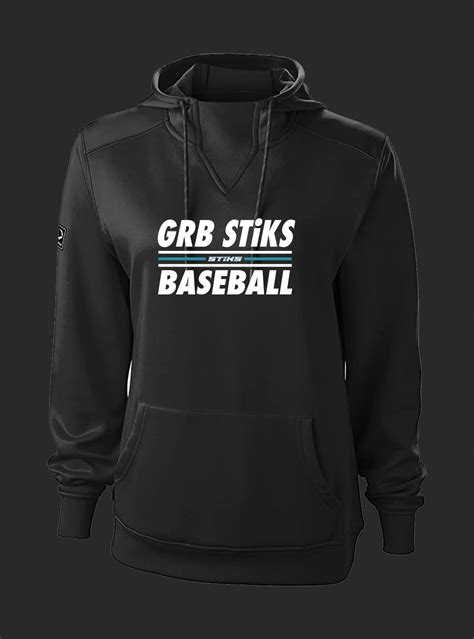 Evoshield Womens Black Hoodie Stiks Logo 195 Grb Pro Shop