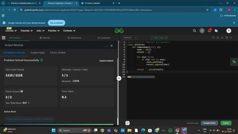 yatharth pathak on linkedin 🎯 day 96 100 🌟 simplify strings by