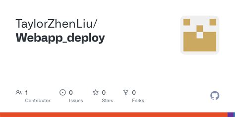 Github Taylorzhenliuwebappdeploy