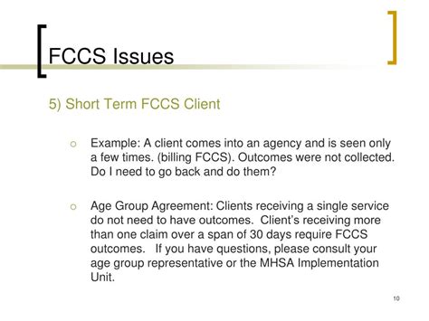 PPT Field Capable Clinical Services FCCS Outcomes PowerPoint Presentation ID