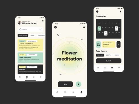 Headspace Onboarding Screenshots Ui Sources Mobile App Design Inspiration Headspace App