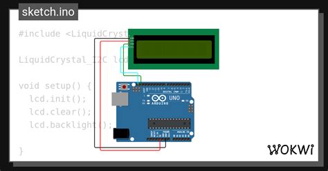lcd 12c wokwi esp32 stm32 arduino simulator
