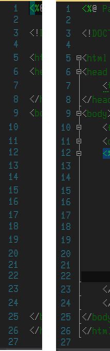 Collapse Html In Visual Studio 2012 Stack Overflow