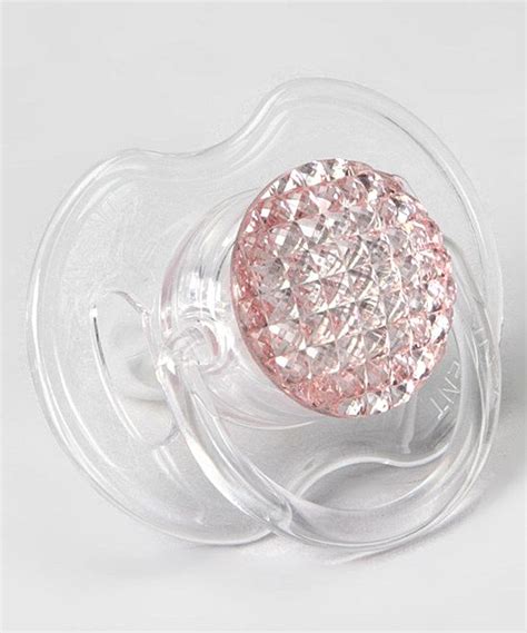 Quilted Crystal Bling Pacifier Pink Shades Bling Pacifier Custom
