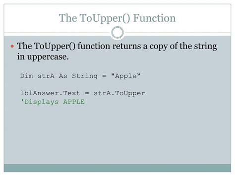 Ppt Objective 704 Apply Built In String Functions 3 Powerpoint