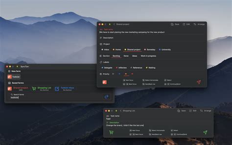 SyncTion Todoist Integrations