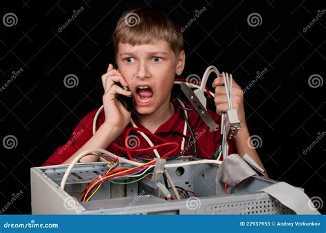 Repair Your Computer Stock Image Image Of Profession 22937953